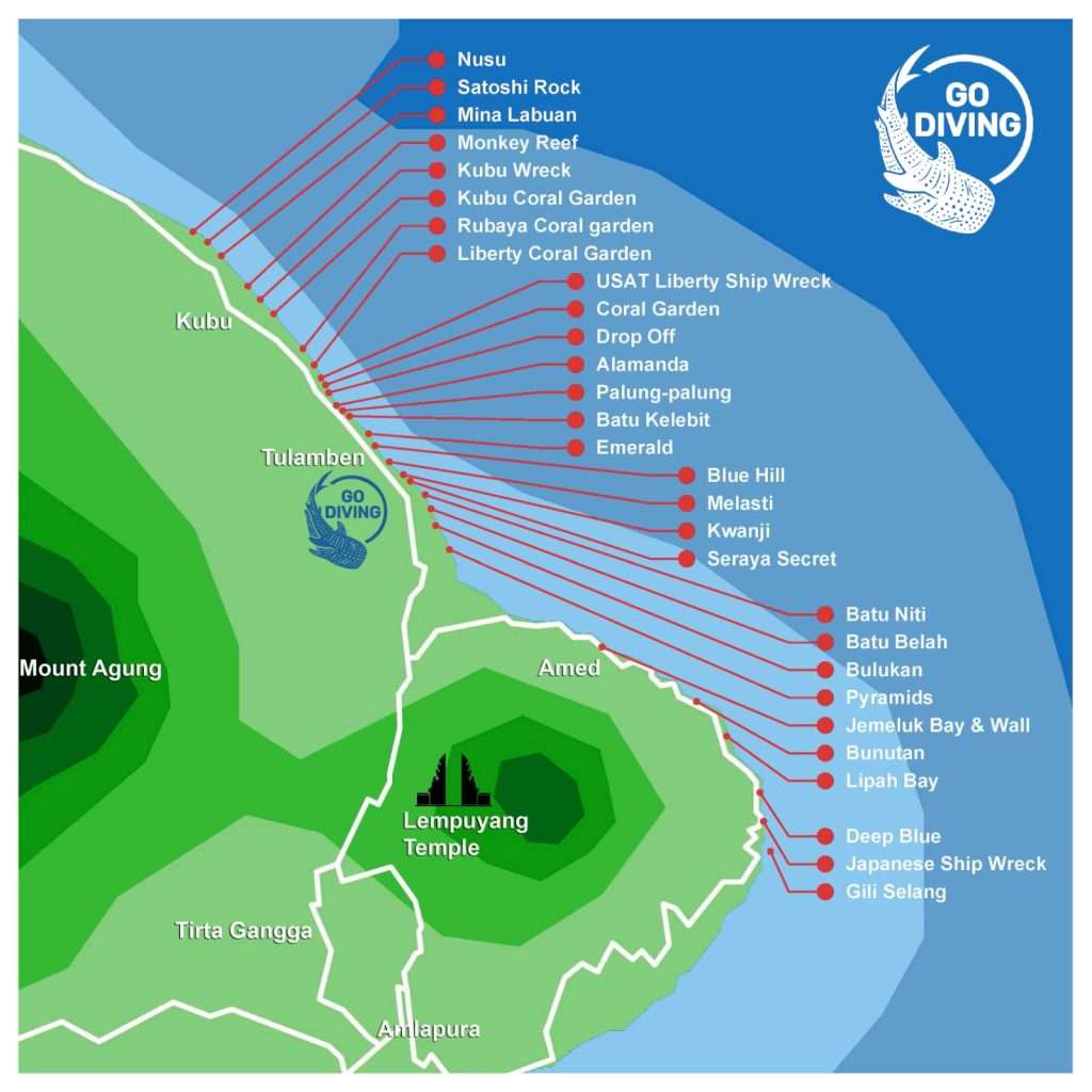 Dive Sites - Go Diving Tulamben